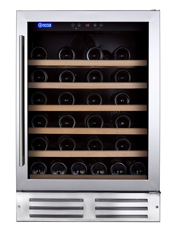 Cellier à vin Pro Series encastrable – 46 bouteilles, 1 zone façade en ...